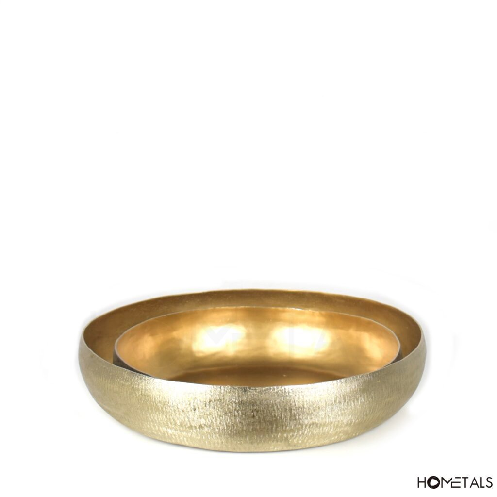Handbeaten Golden Bowls Artisan Texture with Modern Metallic Elegance ...
